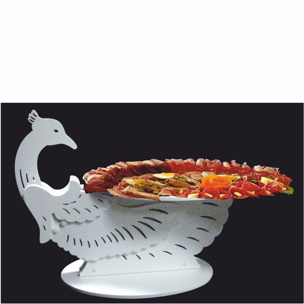 Présentoir buffet froid - Grue Royale en pvc